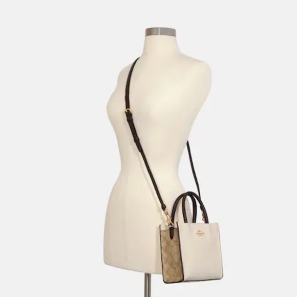 Coach | Bags | Coach Mini Cally Crossbody In Colorblock Signature ...